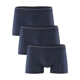 Boxershorts Calida "Pure & Style", Herren, Gr. XL (56), blau (indigo mood), Single Jersey, Obermaterial: 94% Baumwolle, 6% Elasthan, unifarben, normal, Unterhosen Boxershorts, Baumwollmix - Single Jersey, elastisch, maskulin