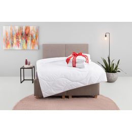 Microfaserbettdecke OTTO HOME "Caelan, kaufe eine Decke - erhalte die Leichtbettdecke gratis dazu", wei&szlig;, B:135cm L:200cm, Bezug: 100% Polyester. F&uuml;llung: 100% Polyester, Bettdecken, Microfaserbettdecke, Bettdecke 135x200 cm und 155x220 cm, Sommer, Winter