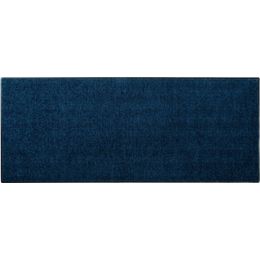 Fu&szlig;matte Salonloewe Gr. 1, blau (dunkelblau), B:40cm H:7mm L:60cm, Kunstfaser, Polyamid, Teppiche, Fu&szlig;matte