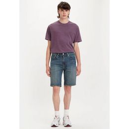 Levi's Jeansshorts LEVI'S "405 STANDARD SH", Herren, Gr. 31, N-Gr, blau (schwarz indigo), Denim/Jeans, Obermaterial: 99% Baumwolle, 1% Elasthan, unifarben, normal kniefrei, Jeans Jeansshorts, Sommerhose