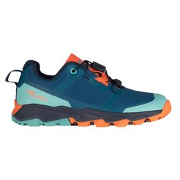 Outdoorschuh Trollkids "KIDS SANDEFJORD HIKER XT", Kinder, Gr. 37, orange (dusky turquoise, schwarz navy, glow orange), Synthetik, Textil, mehrfarbig, Schuhe Outdoorschuh, wasserdicht, Topseller