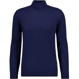 Rundhalspullover Ragman, Herren, Gr. 54, marineblau, 90% Wolle 10% Baumwolle, Pullover Rundhalspullover