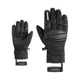Skihandschuhe Ziener "GOMIN-Z AS glove man", Herren, Gr. 10, schwarz, Materialmix, Handschuhe Skihandschuhe
