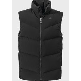 Sch&ouml;ffel Funktionsweste SCH&Ouml;FFEL "Urban Down Vest Style Cers MNS", Herren, Gr. 50, schwarz (9990, schwarz), Oberstoff : 90% Polyester, 10% Elasthan; Futter : 100% Polyester; F&uuml;llung : 80% Daune, 20% Federn, ohne Ausschnitt, Westen Funktionsweste