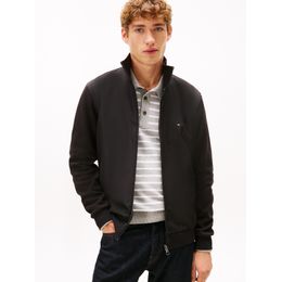 Outdoorjacke Tommy Hilfiger "ESSENTIAL INTECHNO", Herren, Gr. XXL, schwarz, Web, Obermaterial: 72% Baumwolle, 28% Polyester, unifarben, regular fit normal, Rundhals, eingesetzt Rippb&uuml;ndchen, Jacken Outdoorjacke, Regular fit mit Stehkragen
