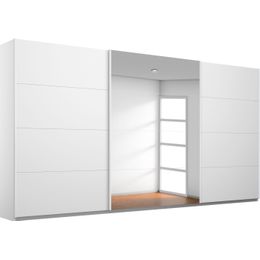 Schwebet&uuml;renschrank Rauch "Kleiderschrank Schrank Garderobe W&auml;scheschrank KEPAN", wei&szlig;, B:360cm H:230cm T:62cm, Holzwerkstoff, Schr&auml;nke, Schwebet&uuml;renschrank, inkl. Schubladen-Einsatz und extra Einlegeb&ouml;den MADE IN GERMANY