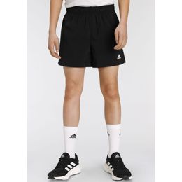 Shorts adidas Sportswear "ESSENTIALS SMALL LOGO CHELSEA", Jungen, Gr. 170, N-Gr, schwarz-wei&szlig; (schwarz, wei&szlig;,), Obermaterial: 100% Polyester, clean, Hosen Shorts