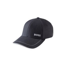 Baseball Cap BOSS Green "Cap-1", Herren, blau (dunkelblau402), Web, Baumwolle, kontrastfarbene Details, unifarben, Caps Baseball Cap, mit BOSS Logostickerei