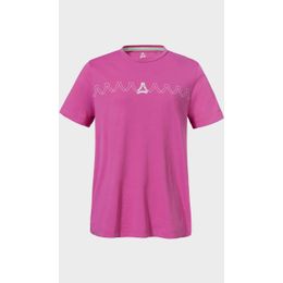 Sch&ouml;ffel Funktionsshirt SCH&Ouml;FFEL "T Shirt Style Elmori WMN", Damen, Gr. 40, 3305, pink, Oberstoff: 60% Baumwolle, 40% Polyester, Rundhals, Shirts Funktionsshirt