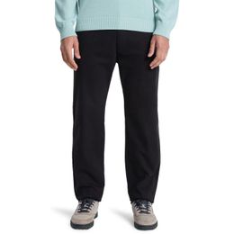 Stoffhose Quiksilver "Union Straight Tapered", Herren, Gr. 38(XXL), schwarz, Obermaterial: 99% Walkfrottier, 1% Elasthan;, Hosen Stoffhose