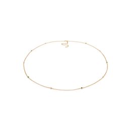 Bauchketten und Fu&szlig;ketten Set Elli "Schmuckzubeh&ouml;r Taillenkette Body Chain Kugelkette 925 Silber, mit Kristallen von Swarovski" Gr. 75, gold, Schmuck_Sets, Damen, 75, Bauchketten und Fu&szlig;ketten Set
