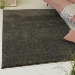 Hochflor-Teppich OTTO HOME "Yvaine, auch als L&auml;ufer erh&auml;ltlich", grau, B:120cm H:25mm L:170cm, Polyester, Teppiche, Hochflor-Teppich, Langflor, Shaggy, dichter weicher Hochflor, meliert, Wohnzimmer