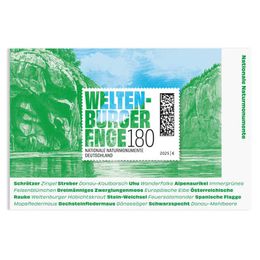 Weltenburger Enge, Briefmarke zu 1,80 &euro;, Blockausgabe