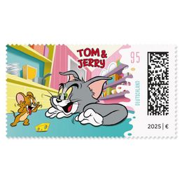 Tom & Jerry, Briefmarke zu 0,95 &euro;, 10er-Bogen