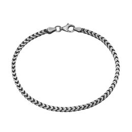 Armband Smart Jewel "Armband Fantasiekette 4-kant antik, massiv, Silber 925", silber, Armb&auml;nder, Damen, Silber 925 (Sterlingsilber), Armband
