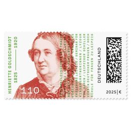 200. Geburtstag Henriette Goldschmidt, Briefmarke zu 1,10 &euro;, 10er-Bogen