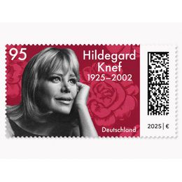 Hildegard Knef, Briefmarke zu 0,95 &euro;, 10er-Bogen