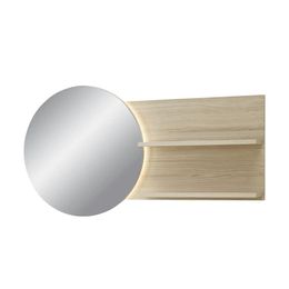 M&ouml;bel Kraft Spiegel - holzfarben - Aluminium,Glas,Holzwerkstoff - 133 cm - 70 cm - cm 17,0 - M&ouml;bel Kraft