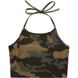 Brandit Neckholder Camo, Top Damen