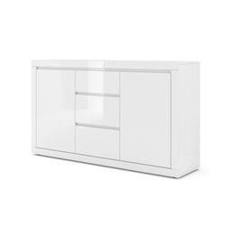 M&ouml;bel Kraft Sideboard wei&szlig; Ma&szlig;e (cm): B: 150 H: 89 &raquo; M&ouml;bel Kraft