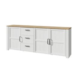 M&ouml;bel Kraft Sideboard wei&szlig; Ma&szlig;e (cm): B: 220 H: 87 T: 42.0 &raquo; M&ouml;bel Kraft