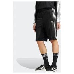 Shorts Adidas ORIGINALS "ADICOLOR FIREBIRD LONG", Damen, Gr. XXL, N-Gr, schwarz-wei&szlig; (schwarz, wei&szlig;, normal, gr.), Obermaterial: 100% Polyester, Hosen Shorts