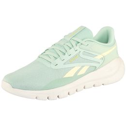 Trainingsschuh Reebok "SPLIT FLEX", Damen, Gr. 40,5, glitch aqua, chalk, gelb haze, Synthetik, Textil, Schuhe Trainingsschuh