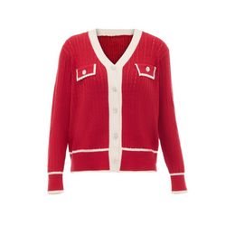 Nally Knit Cardigan female Red size XS/S