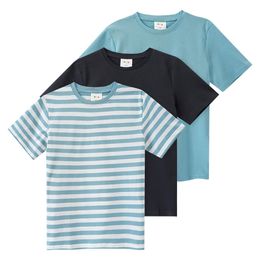 Yigga 3 Jungen T-Shirts im Basic-Look