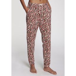 Vivance Dreams Pyjamahose mehrfarbig Gr. 32/34 f&uuml;r Damen. Mit Allover-Druck. Basic. Nachhaltig.