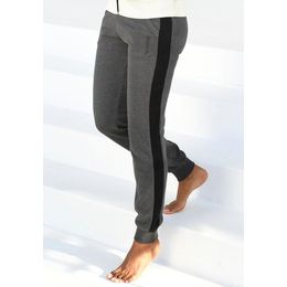 BENCH. LOUNGEWEAR Sweathose mehrfarbig Gr. 56/58 f&uuml;r Damen. Mit Logodruck. Bequem. Nachhaltig.