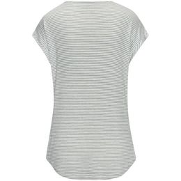 Vivance Kurzarmshirt 'mit Streifendesign' gr&uuml;n Gr. 36/38 f&uuml;r Damen. Mit Rundhals. Bequem