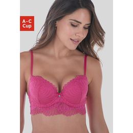 s.Oliver Push-up-BH 'Sophie' pink Gr. 80C. Vergr&ouml;&szlig;ert Optisch Die B&uuml;ste und mit B&uuml;gel