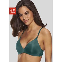Lascana Push-up-BH 'Eleonora' tannengr&uuml;n Gr. 85A. Mit Integrierten Kissen und ohne B&uuml;gel