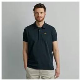 PME-Legend Poloshirt PME LEGEND, Herren, Gr. M (48/50), wei&szlig; (sky captain), Web, Obermaterial: 95% Baumwolle, 5% Elasthan, normal h&uuml;ftbedeckend, Rundhals, Shirts, mit Logostickerei