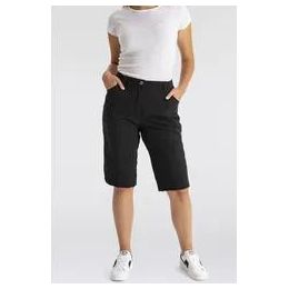 Bermudas KjBRAND "BETTY", Damen, Gr. 42, N-Gr, schwarz, Web, Obermaterial: 47% Baumwolle, 45% Polyester, 6% Viskose, 2% Elasthan, Basic schmal, Hosen Bermudas, Sommerhose Wash & Go