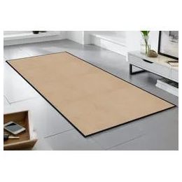 Fu&szlig;matte "Original Uni, Schmutzfangteppich" Gr. 19, beige (sand), B:60cm H:9mm L:180cm, Kunstfaser, wash+dry BY KLEEN-TEX, Teppiche, Fu&szlig;matte, Schmutzmatte, rutschhemmend, auch als L&auml;ufer erh&auml;ltlich