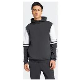 Kapuzensweatshirt Adidas PERFORMANCE "SQUADRA 25 SWEAT HOODIE", Herren, Gr. XL, schwarz-wei&szlig; (schwarz, wei&szlig;), Obermaterial: 70% Baumwolle, 30% Polyester, angesetztes B&uuml;ndchen, Sweatshirts