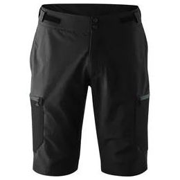 Radhose Gonso "Adventure Shorts Cargo M", Herren, Gr. 3XL, Normalgr&ouml;&szlig;en, schwarz, 78% Polyamid, 11% Polyester, 11% Elastan, Hosen, Herren Bike-Shorts, Fahrradhose mit Sitzpolster, Bund flexibel