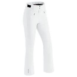 Skihose Maier Sports "Allissia slim 2.1", Damen, Gr. 21, Kurzgr&ouml;&szlig;en, wei&szlig;, 100% Polyester, Hosen Skihose, Damen Schneehose, wind- und wasserdicht, 2 RV-Taschen, Slim Fit