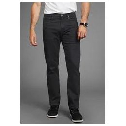 Stretch-Jeans Arizona, Herren, Gr. 31, L&auml;nge 34, schwarz, Denim/Jeans, Obermaterial: 98% Baumwolle, 2% Elasthan, unifarben, Basic, straight fit lang, Jeans, gerade geschnittenes Bein, niedrige Leibh&ouml;he
