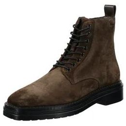 Winterstiefel Gant "Boggar", Damen, Gr. 43, braun (espresso), Veloursleder, Schuhe Winterstiefel, mit weicher Lederinnensohle