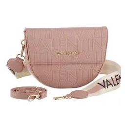 Umh&auml;ngetasche Valentino BAGS "PANSY", Damen, Gr. B/H/T: 24,5cm x 19cm x 8cm, rosa, Lederimitat, Taschen Umh&auml;ngetasche, Damen Schultertasche, Mini Bag, Handtasche mit modischer Logopr&auml;gung