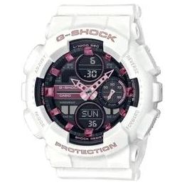 Chronograph Casio G-SHOCK, wei&szlig; (wei&szlig;, pink), Armbanduhren, Damen, Chronograph, Quarzuhr, Armbanduhr, Damen, Herren,Digitaluhr, bis 20 bar wasserdicht