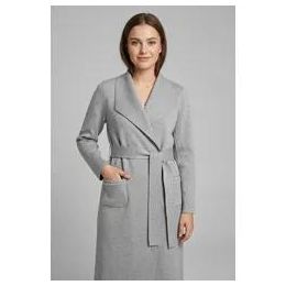 Kurzmantel Vila "VIJUICE COAT - NOOS", Damen, Gr. M, light grau melange, Web, Obermaterial: 80% Polyester, 10% Polyacryl, 10% Viskose, unifarben, regular fit knielang, V-Ausschnitt, M&auml;ntel Kurzmantel
