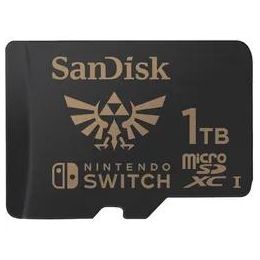 Sandisk Speicherkarte "microSDXC Extreme, Nintendo licensed Zelda Edition", schwarz, 1000 GB, Speicherkarten