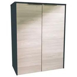 Midischrank Welltime "Novara", transparent, B:62,8cm H:82,3cm T:32cm, Schr&auml;nke, Midischrank