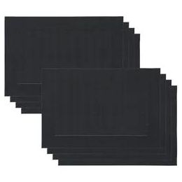 Platzset Wenko "Modell Diana", schwarz, B:30cm L:45cm, Obermaterial: 100% PVC, Platzsets, Tischunterlagen f&uuml;r den Esstisch, abwaschbar und leicht zu reinigen