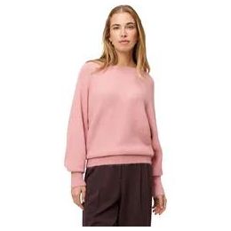 Strickpullover Zero "Damen mit U-Boot Ausschnitt", Damen, Gr. 36, rose melange, Strick, Obermaterial: 49% Polyester, 21% Polyester, 15% Polyamid, 8% Polyacryl, 5% Wolle, 2% Elasthan, aufgeraut, figurumspielend normal, U-Boot-Ausschnitt, B&uuml;ndchen krempelbar, Pullover Strickpullover, Plain/ohne Details