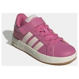 Sneaker Adidas SPORTSWEAR "GRAND COURT 3.0 SCHUHE F&Uuml;R KINDER", M&auml;dchen, Gr. 32, pink fusion, wonder quartz, sanftes wei&szlig;, Synthetik, Textil, Schuhe Sneaker, mit Klettverschluss, f&uuml;r Kinder